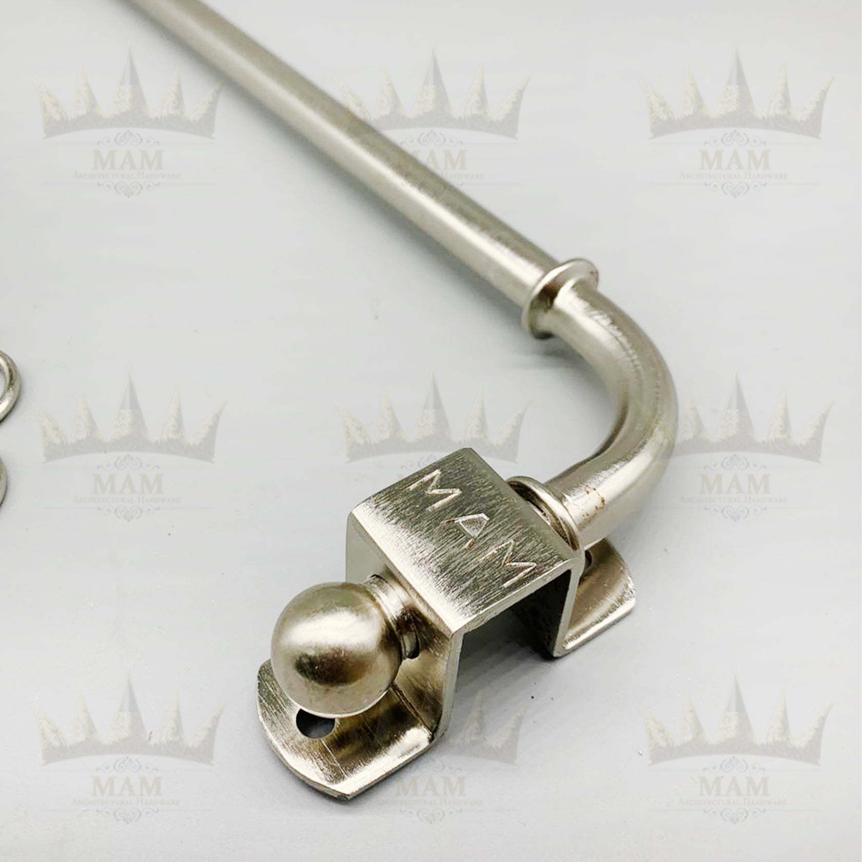 Extendable Silver Door Drapery Arm – MAM Interiors Ltd